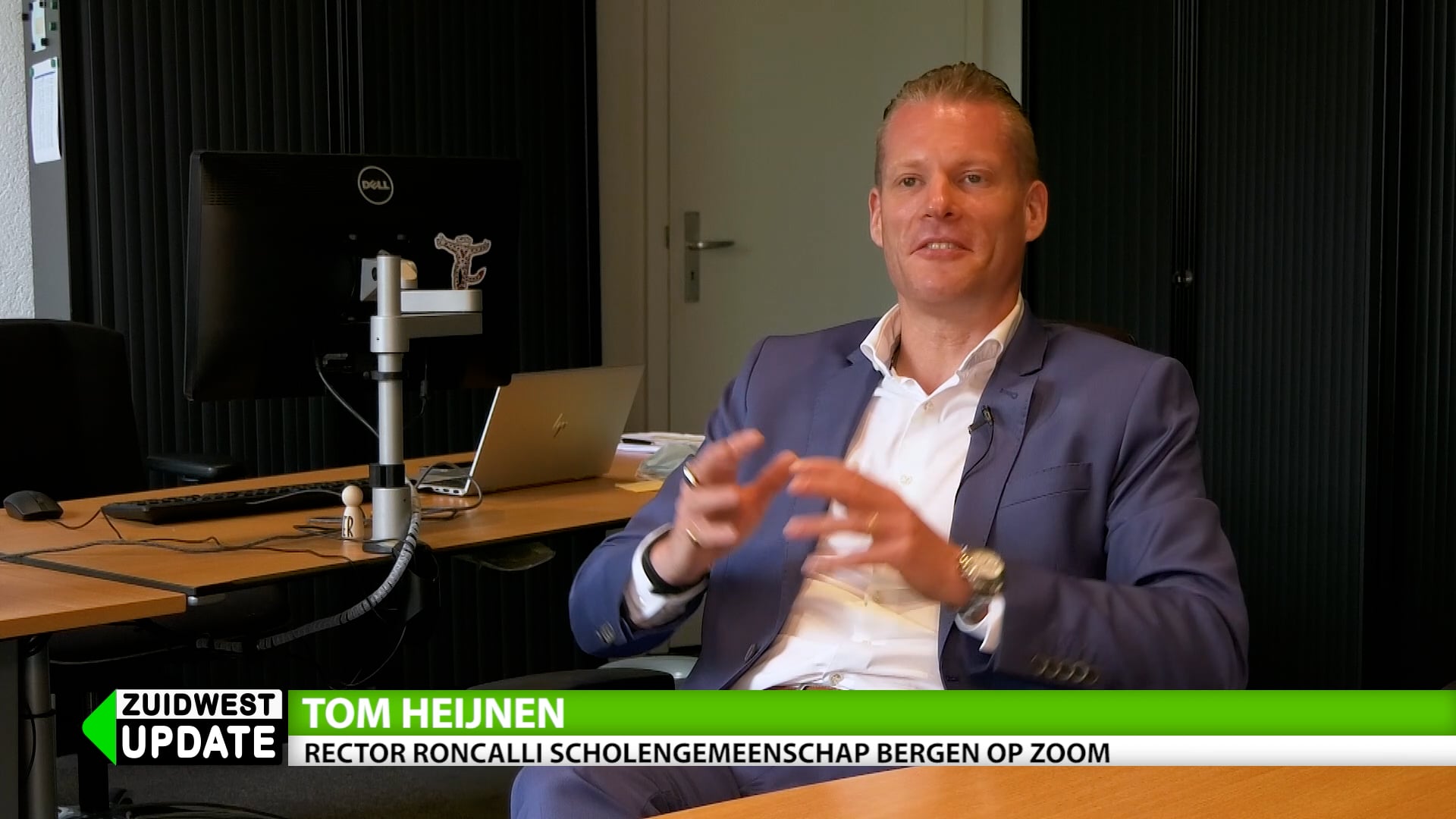 Tom Heijnen is de nieuwe rector van het Roncalli - VIDEO