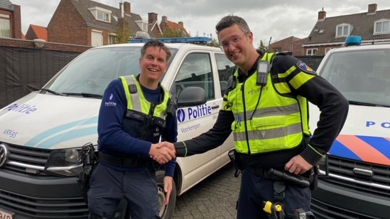 Nederlandse en Belgische politie werken samen tijdens grenscontroles