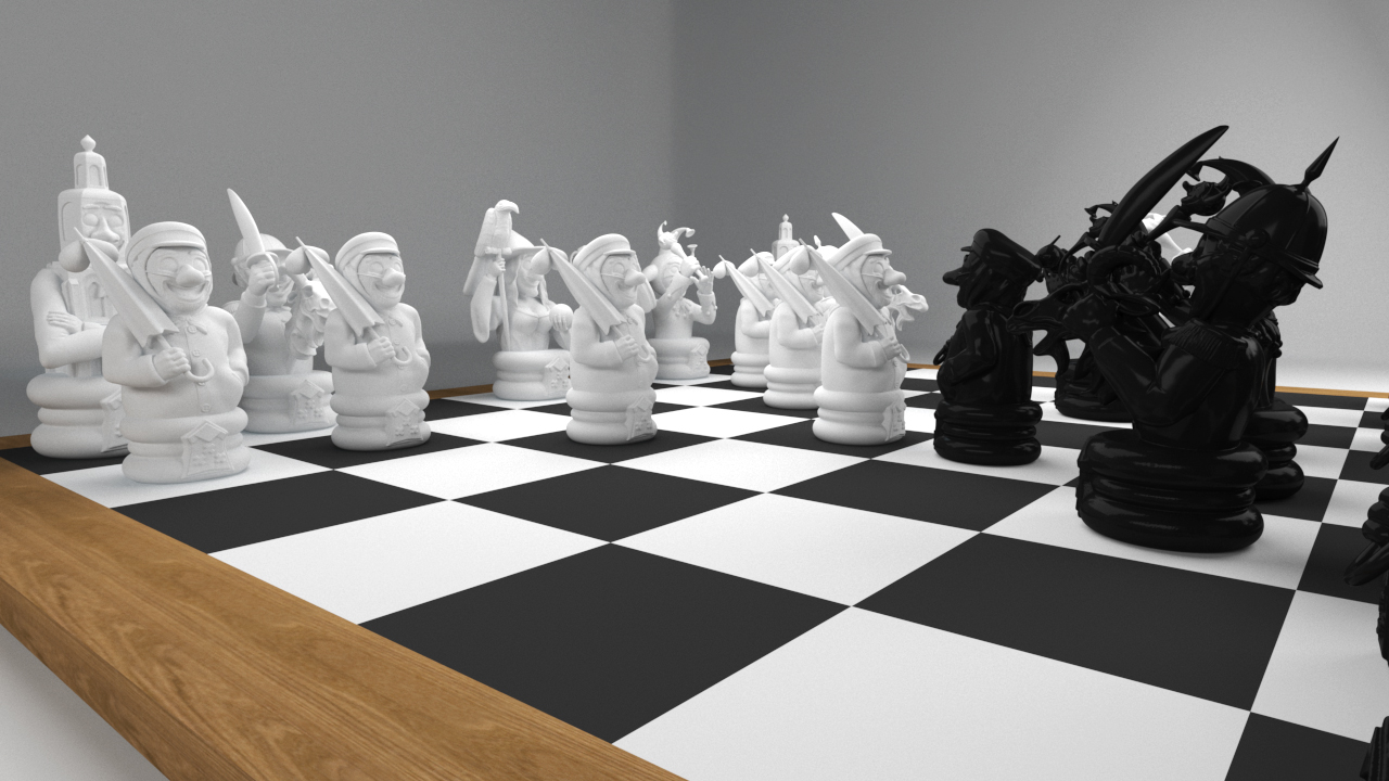 Carl 3D-print Vastenavend-schaakspel: 'Acht uur bezig met één stuk'