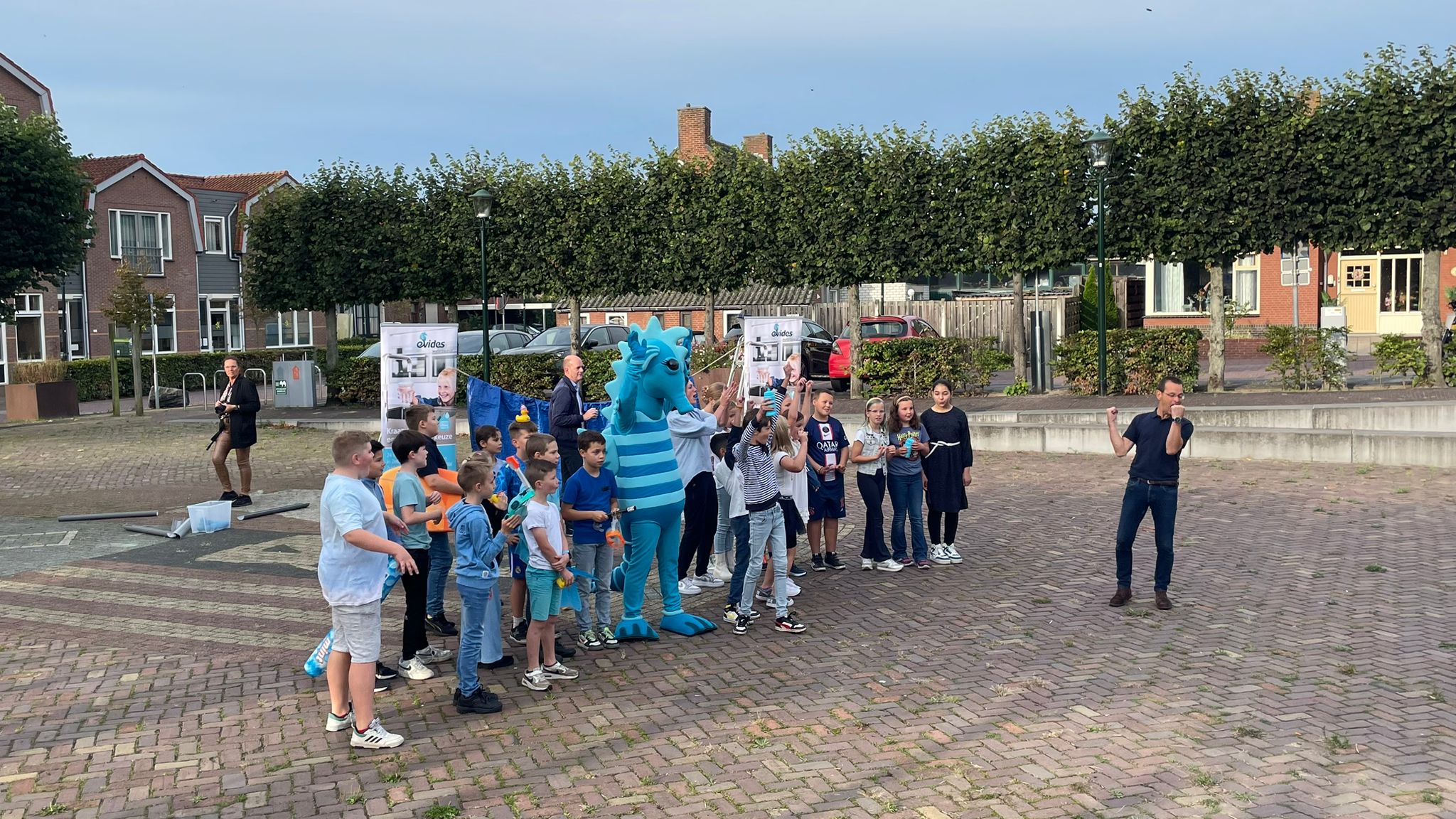 Leerlingen van basisschool LPS Fortuna openen regionale Kraanwaterdag