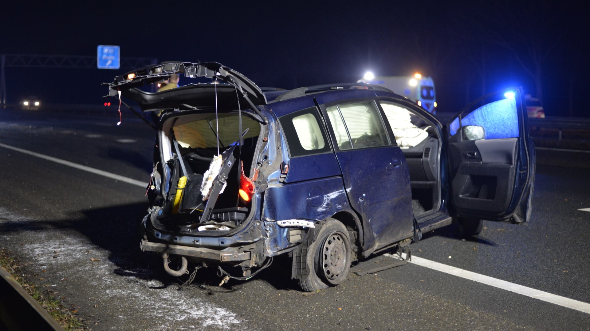 Dode en gewonden door twee ongelukken op A58 bij Rucphen