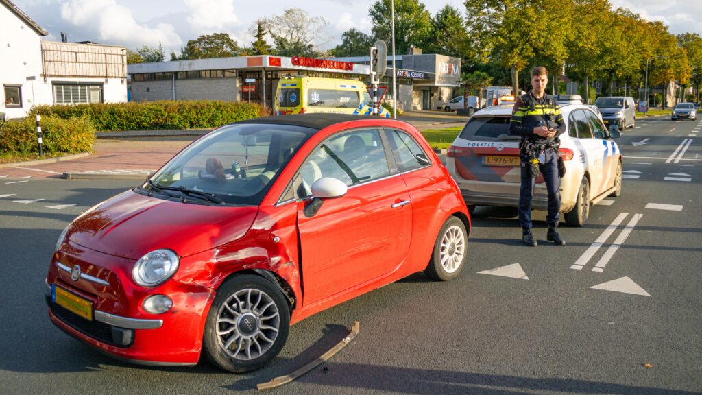 Automobilist rijdt door na botsing met andere bestuurder in Bergen op Zoom