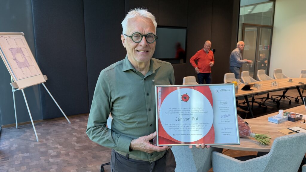 Jan van Pul krijgt voor zijn inzet voor Roosendaal een erepenning: 'Het ...